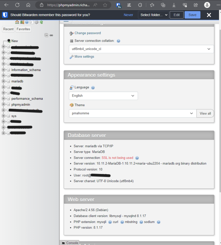 How to set up PhpMyAdmin with MariaDB on Portainer with NGINX Proxy Manger. | Richard Applegate